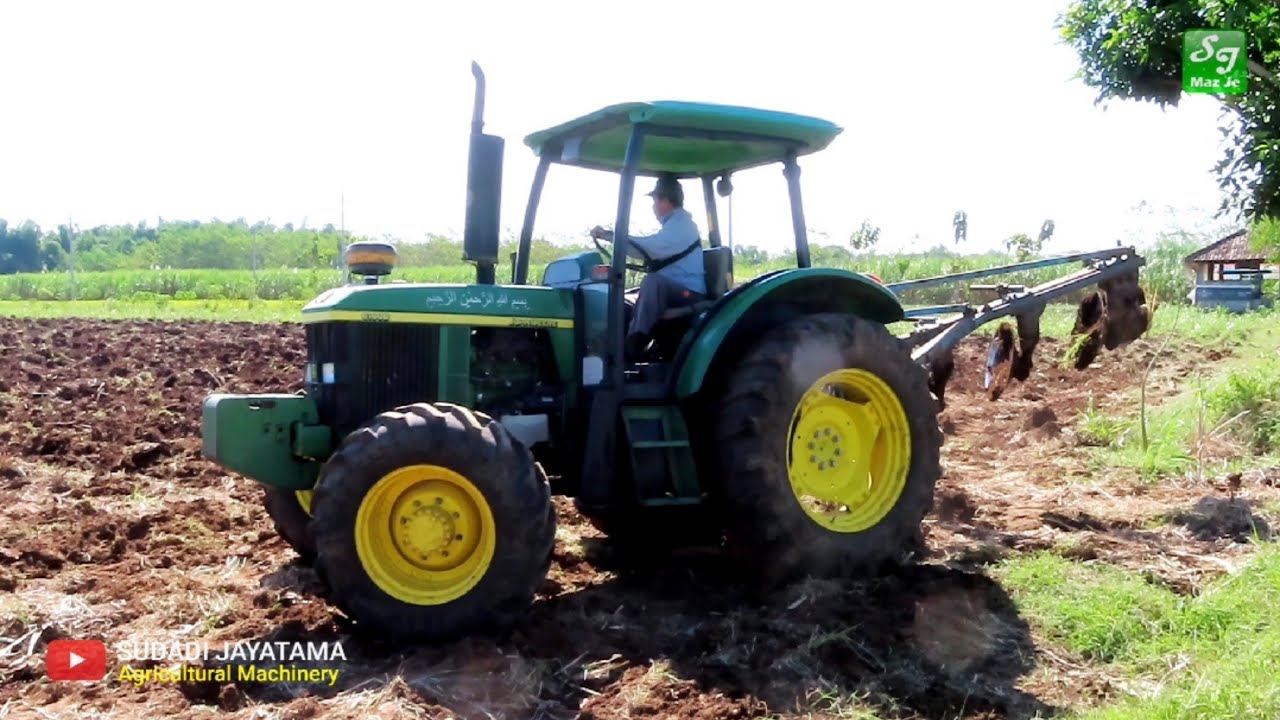 JONDER TRAKTOR SAWAH 106 HP ENGINE POWER JOHN DEERE 6100B - YouTube