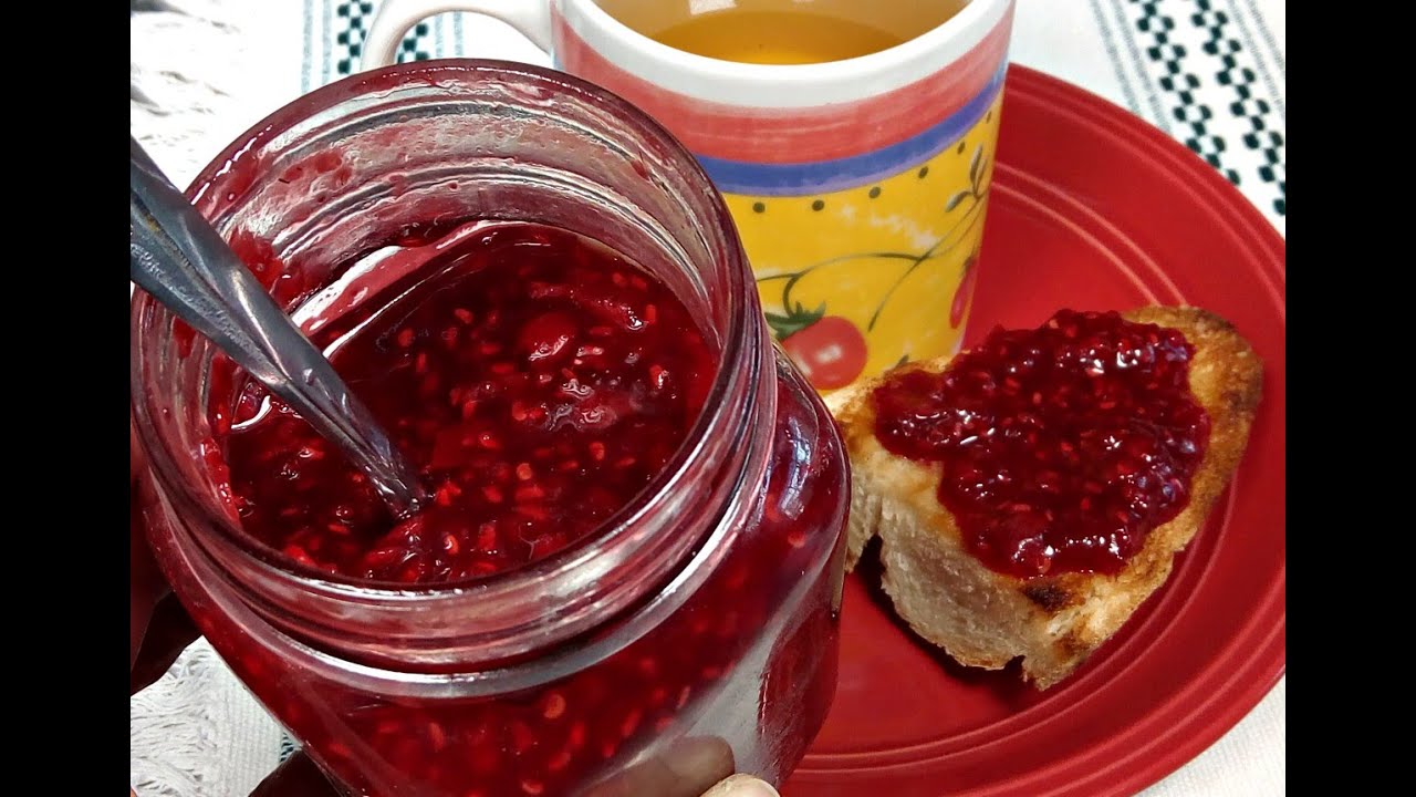 Mermelada de frambuesa hecha en casa.- RecetasdeLuzMa - YouTube