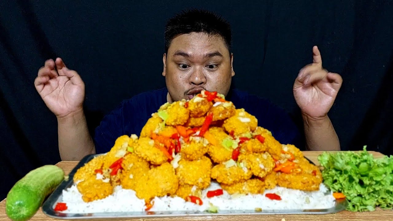 MUKBANG SEGUNUNG NUGGET CABE GARAM ALA CHEF WILLGOZ!! TERNYATA GINI ...