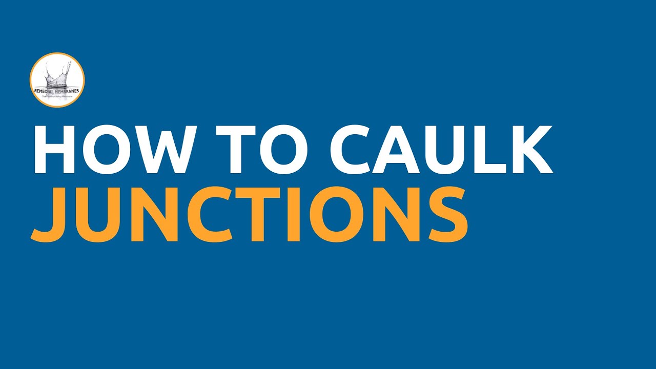 Home Improvement: How to Caulk Junctions - YouTube