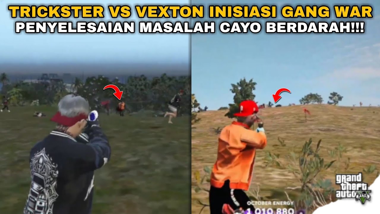 TRICKSTER VS VEXTON!! INISIASI GANG WAR | GTA V ROLEPLAY - YouTube