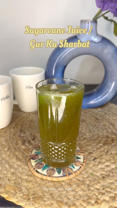 Sugarcane Juice Without Sugarcane At Home| Summer Special Drinks Recipe #shorts - YouTube