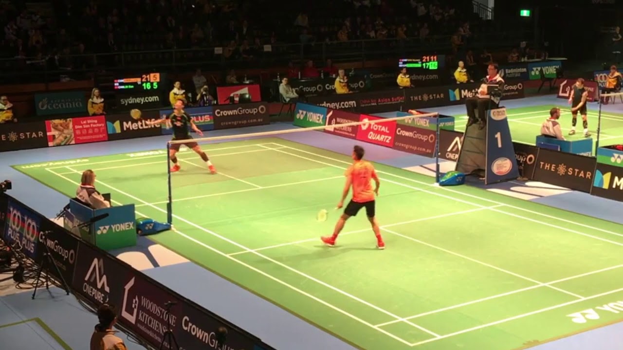 Lin Dan vs Chen Long Nice Angle: Legends of Badminton - YouTube
