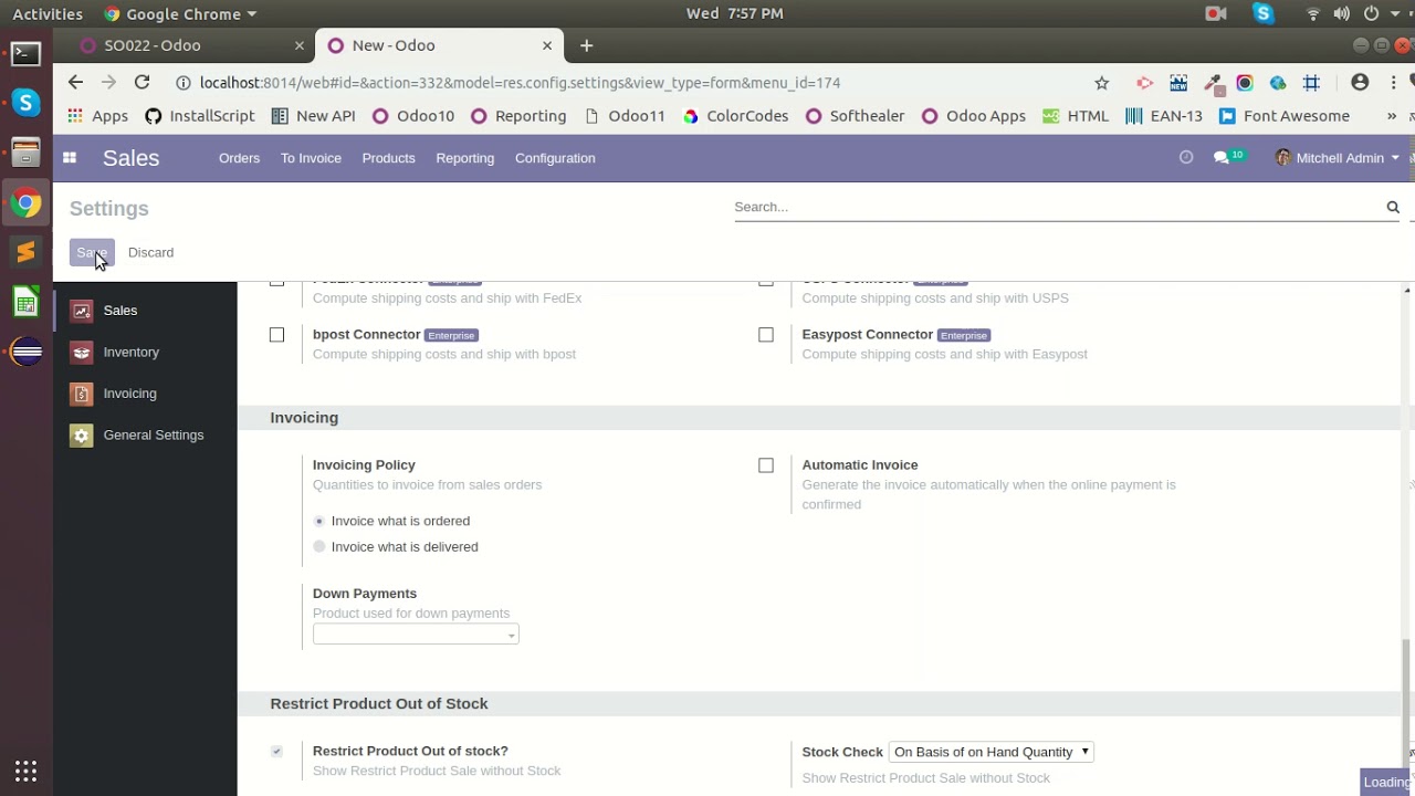 Restrict Out Product Sales Odoo Youtube