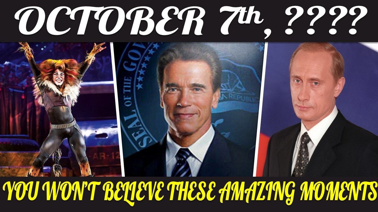 Discover the Surprising History of October 7 in 20 Fascinating Facts ...