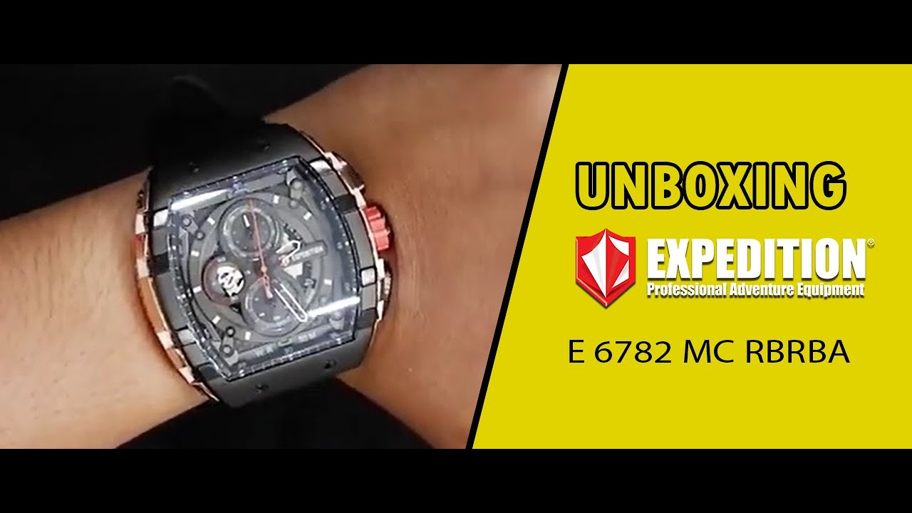 JAM TANGAN EXPEDITION E 6782 MC RBRBA UNBOXING - GROSIRJAMTANGAN.COM ...