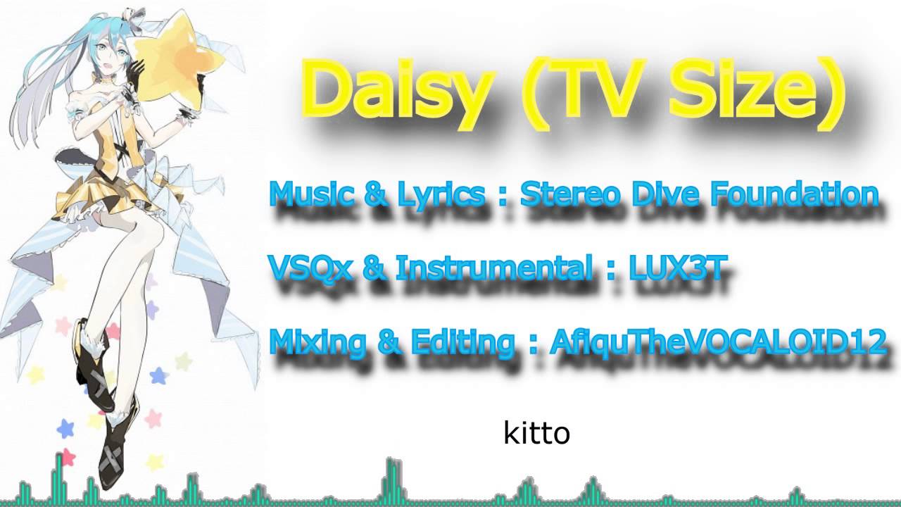 【初音ミク V3】Daisy [TV Size]【VOCALOIDカバー】 - YouTube Music