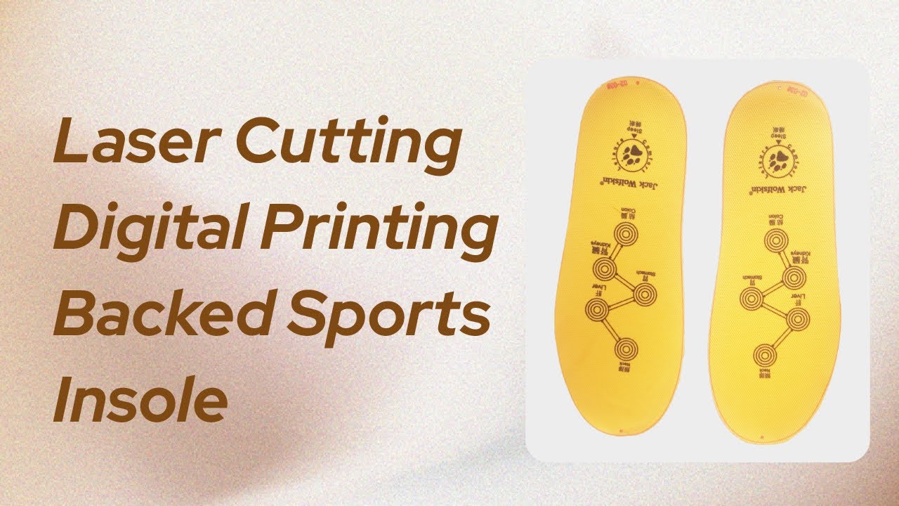 Digital Printing Backed Sports Insole Laser Cutting & Punching KD1822 ...