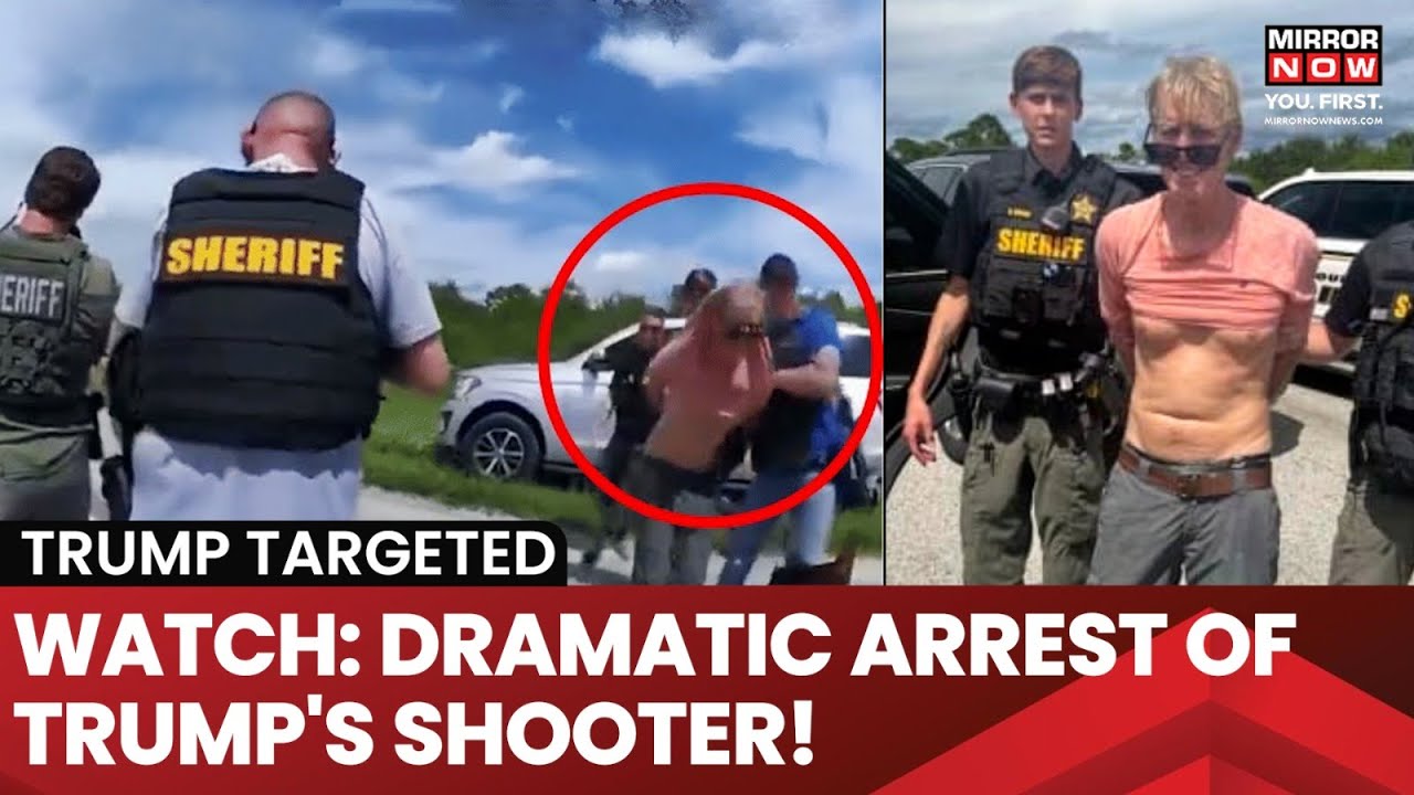 Trump Assassination Bid | Body-Cam Footage Shows Dramatic Arrest Of ...