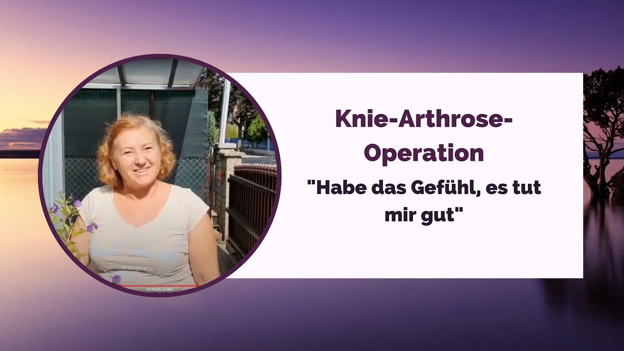 Knie-Arthrose-Operation - YouTube