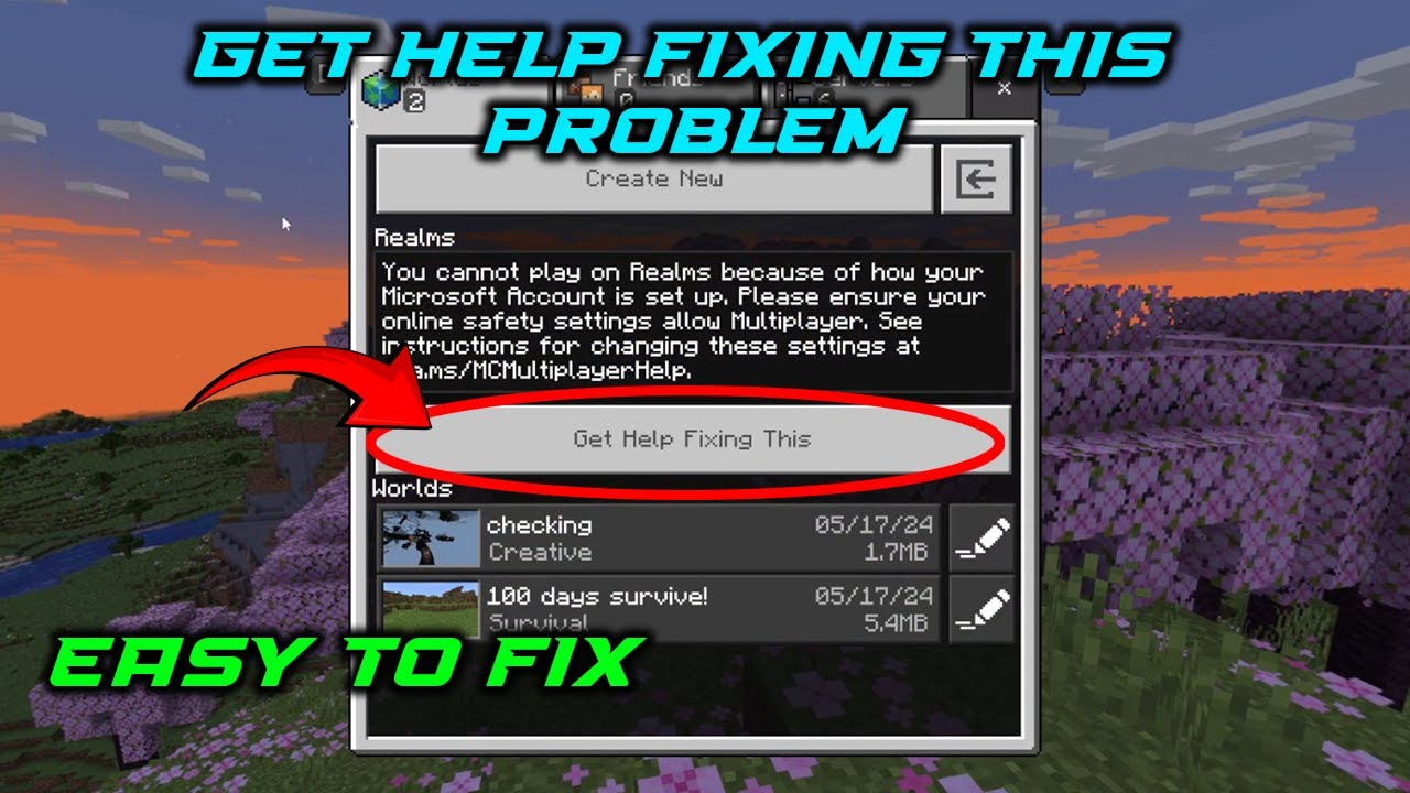 How to fix privacy and online safety setting in Minecraft bedrock - YouTube