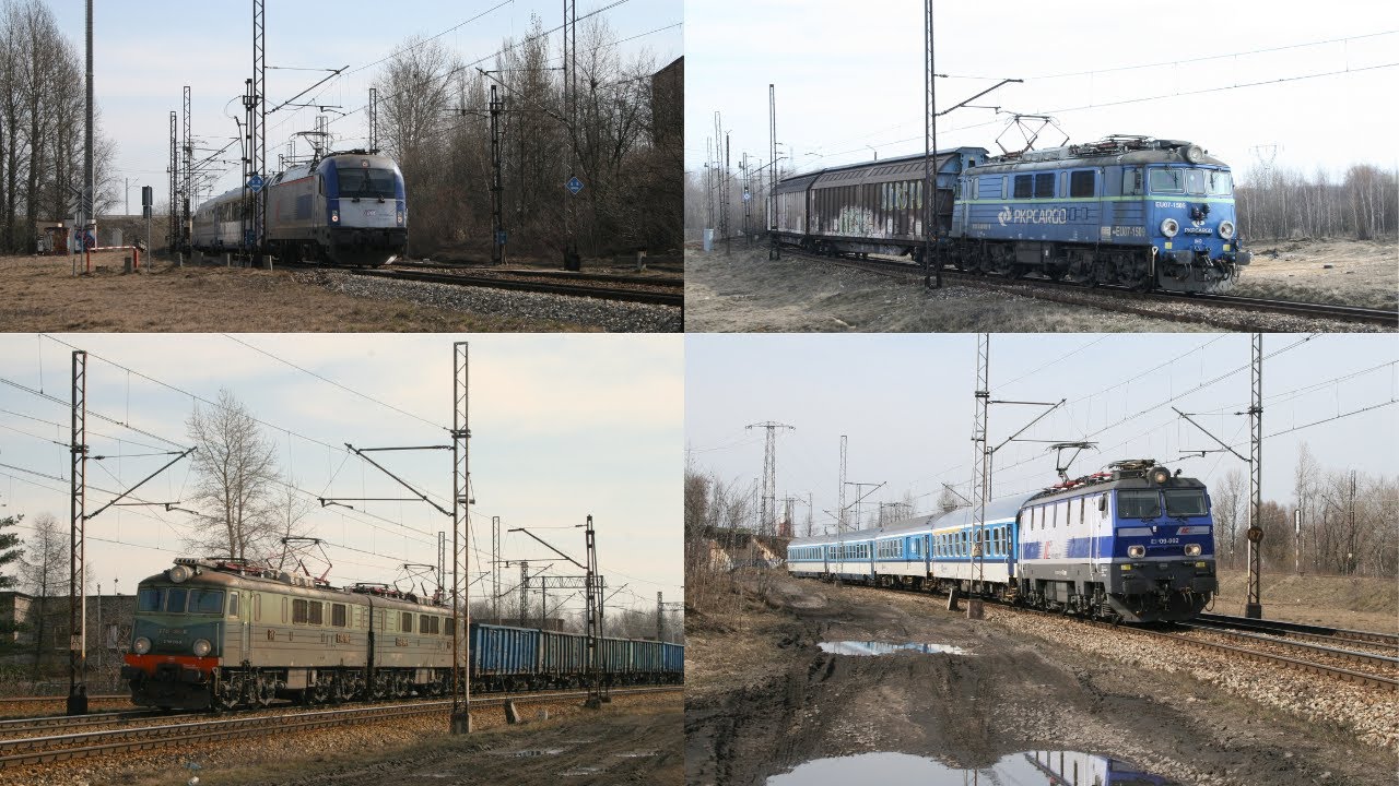 Pociągi na granicy Katowic i Mysłowic (PKP IC, KŚ, OBB, PR, PKP Cargo ...