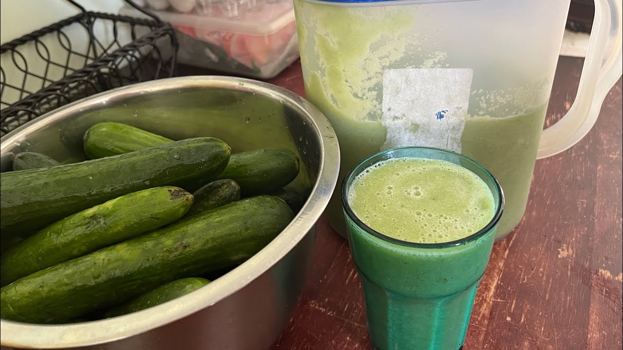 My cucumber shake - YouTube