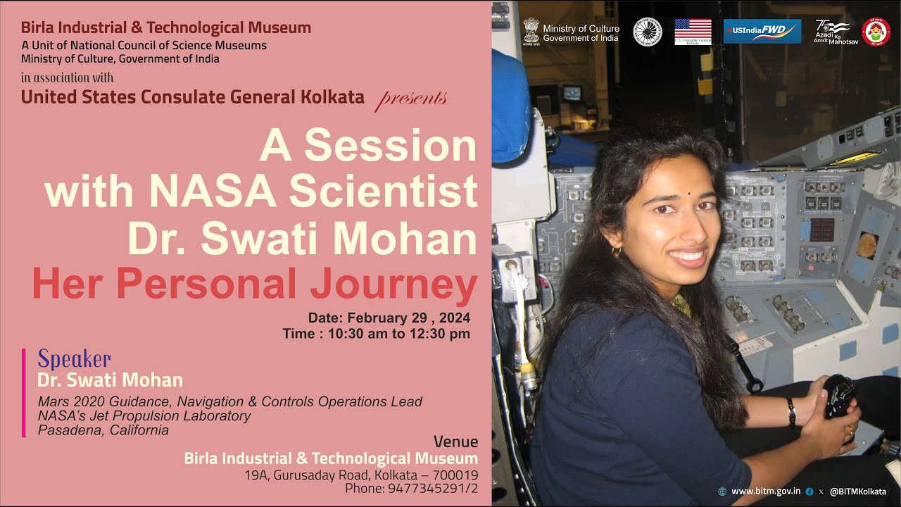 POPULAR TALK: A Session with NASA Scientist Dr. Swati Mohan – Her ...