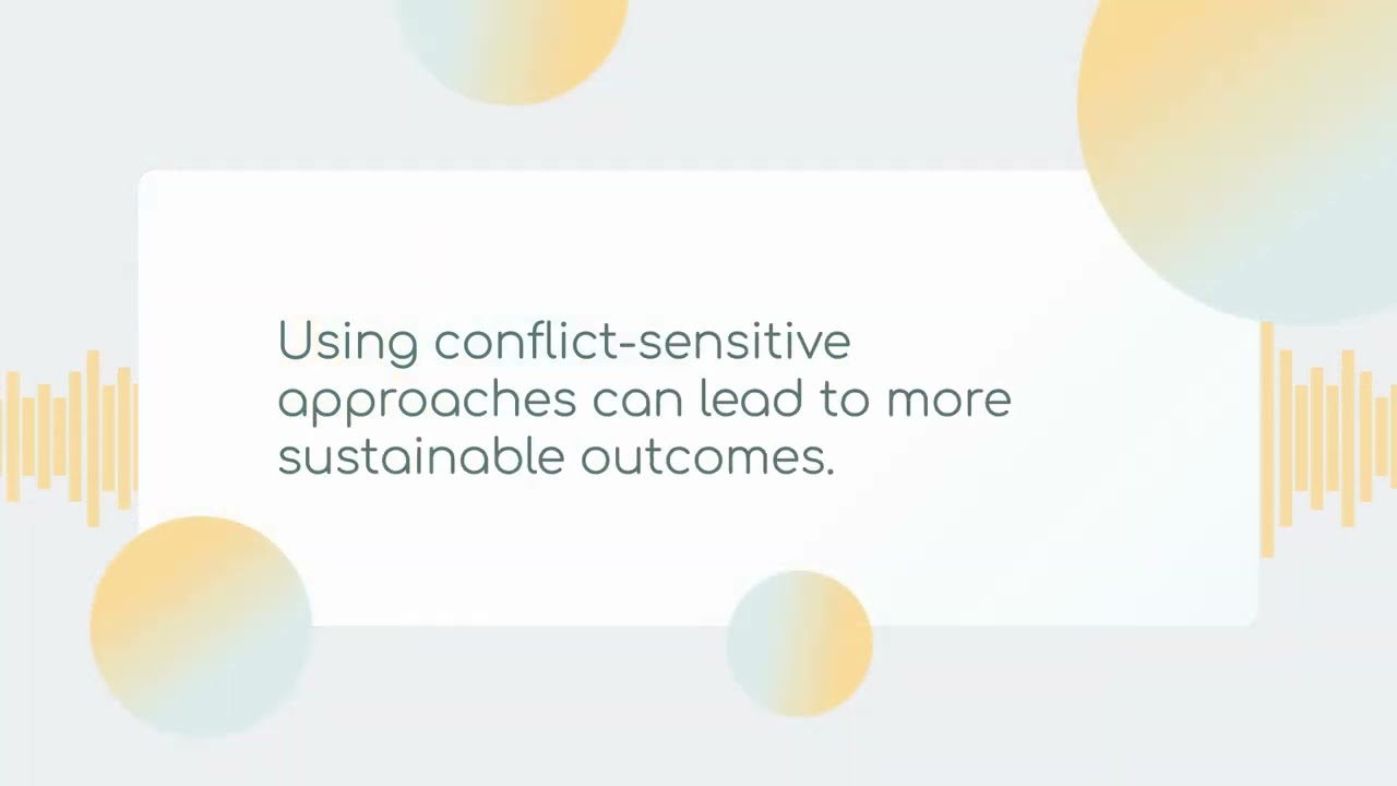 Conflict Sensitive Project Management