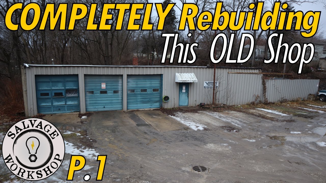 DEMOLITION with a Wheel Loader & a Chainsaw ~ Part 1 ~ Rebuilding of ...