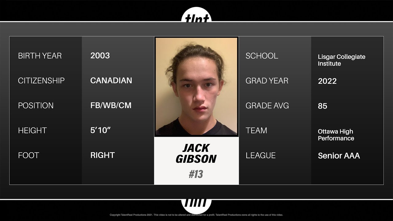Jack Gibson | 2021 Highlight Reel - YouTube