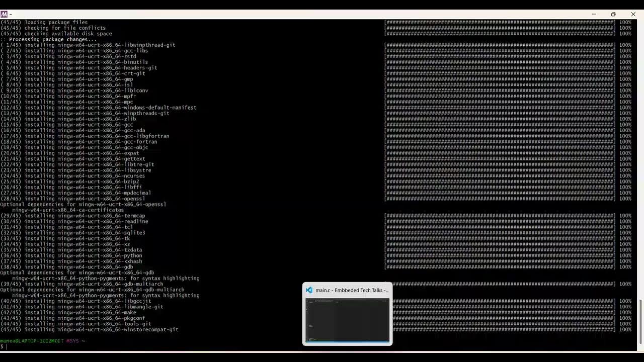 Hello world in C language with VS code in windows , #c_programming # ...