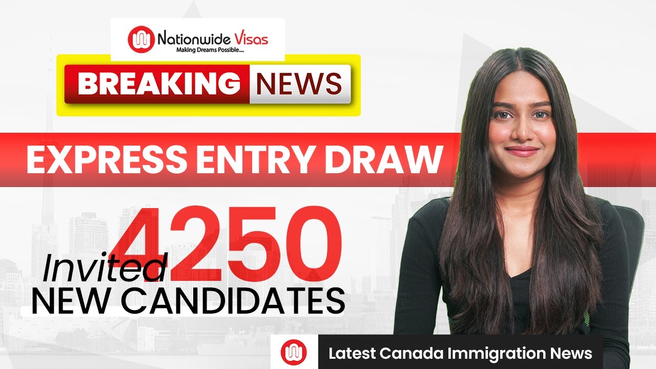 Latest Express Entry Draw: IRCC issued 4250 invitations to apply - YouTube