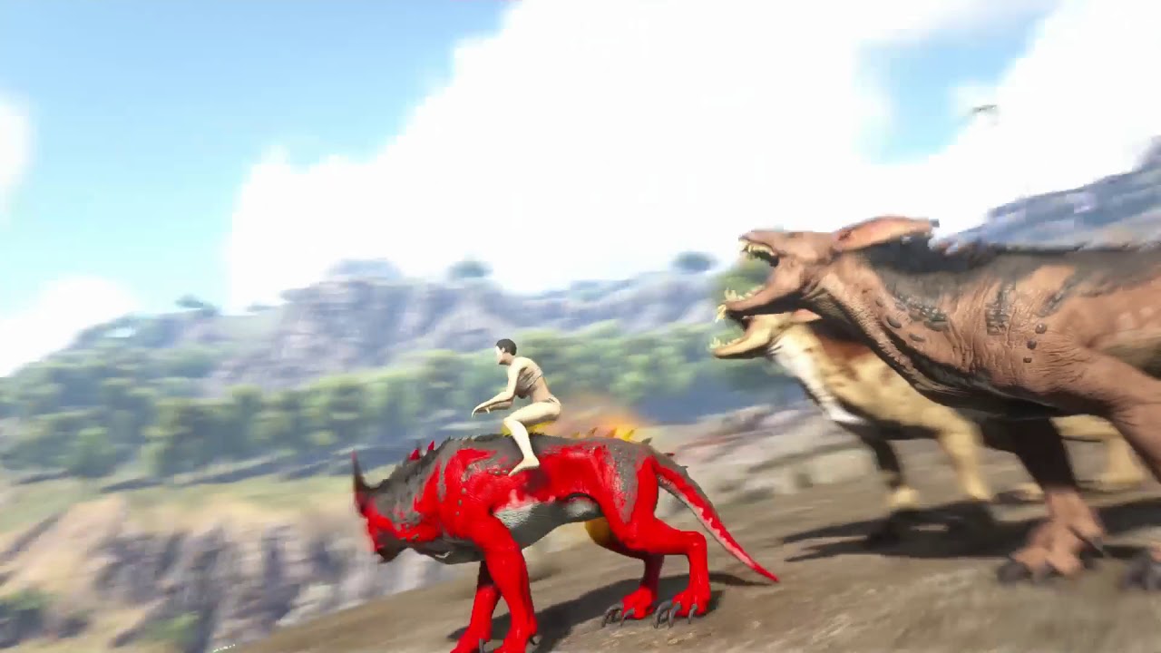 Ark survival evolved Ravager Gameplay 3 pack team Ps4 pro - YouTube