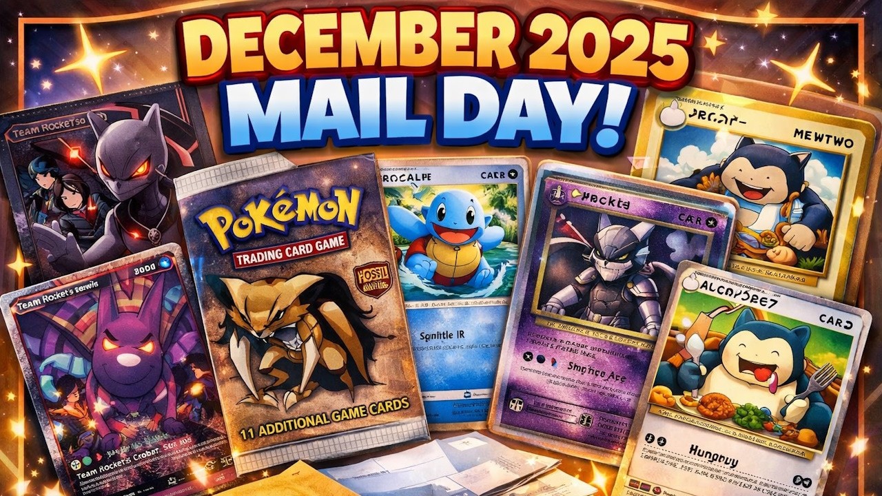 Pokemon Card Mail December 2025 - YouTube