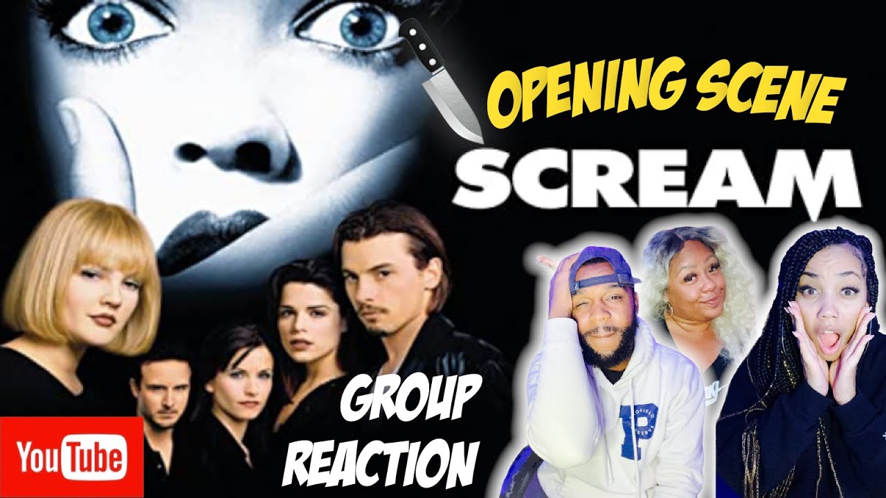 "SCREAM" (1996) 👻 🔪 | OPENING SCENE| *GROUP REACTION* - YouTube