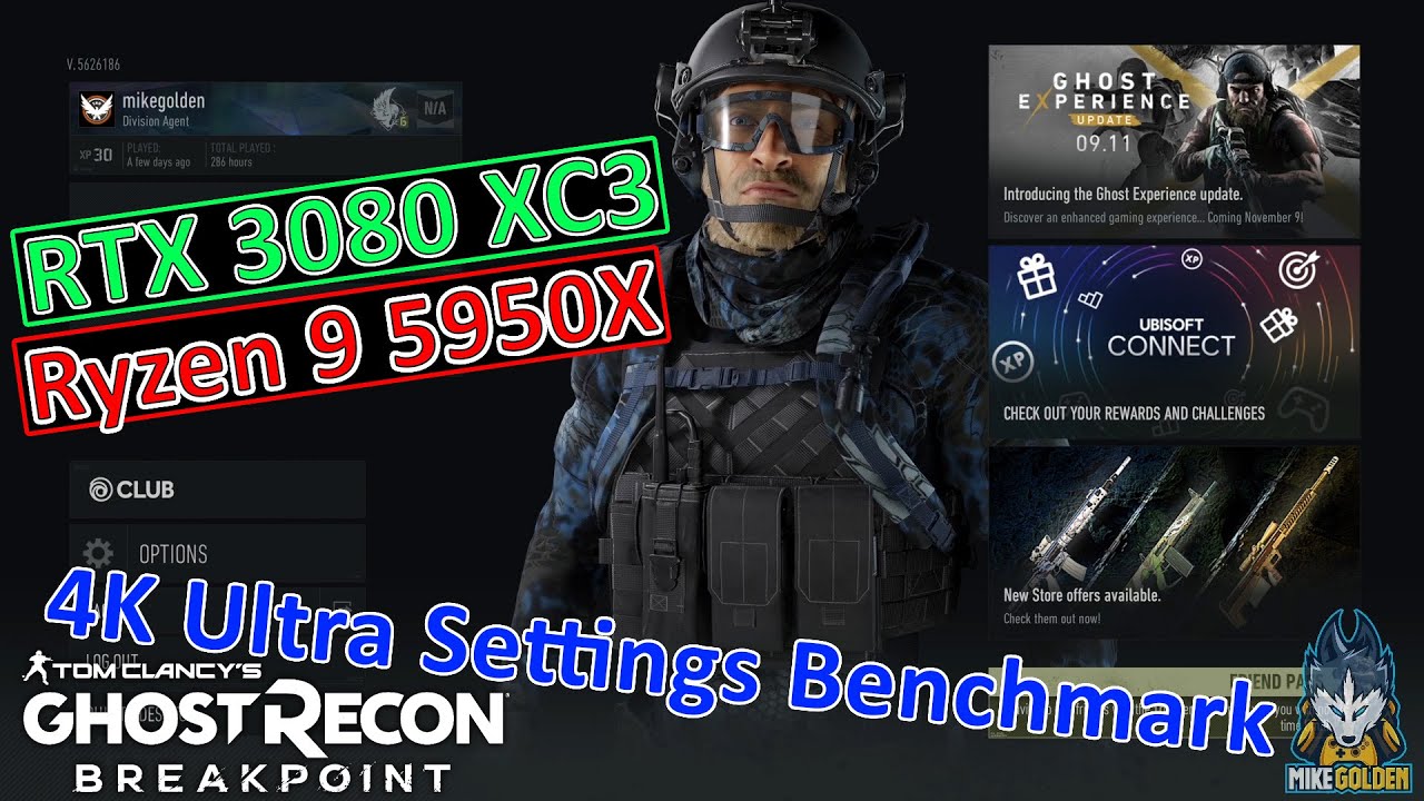 Ghost Recon Breakpoint Benchmark in 4K Ultra Settings | AMD Zen3 Ryzen 9 5950X - Nvidia RTX 3080 ...
