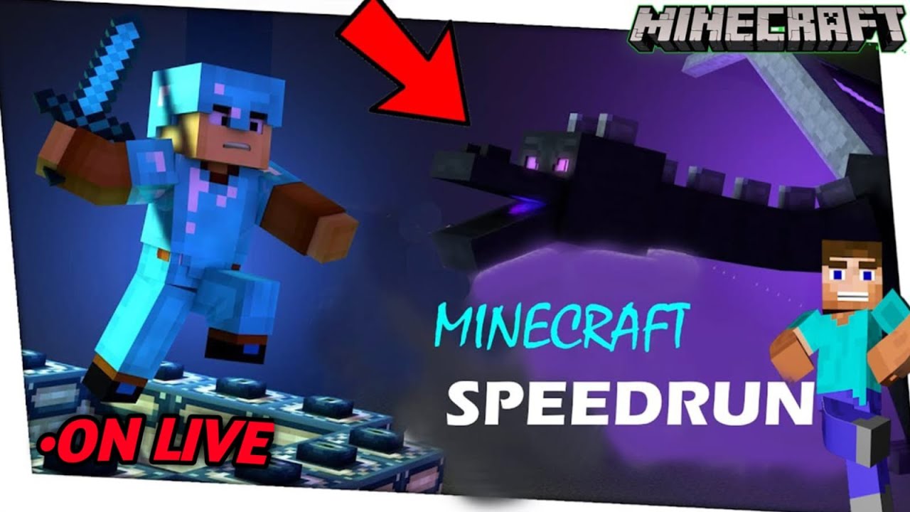 **"⏱️ Minecraft Speedrun ON LIVE | Can We Beat the Game in Record Time ...