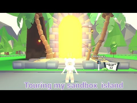 Touring my sandbox island in adopt me [roblox] - YouTube