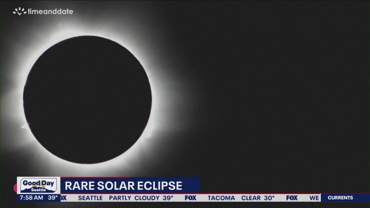 Rare solar eclipse in Australia - YouTube