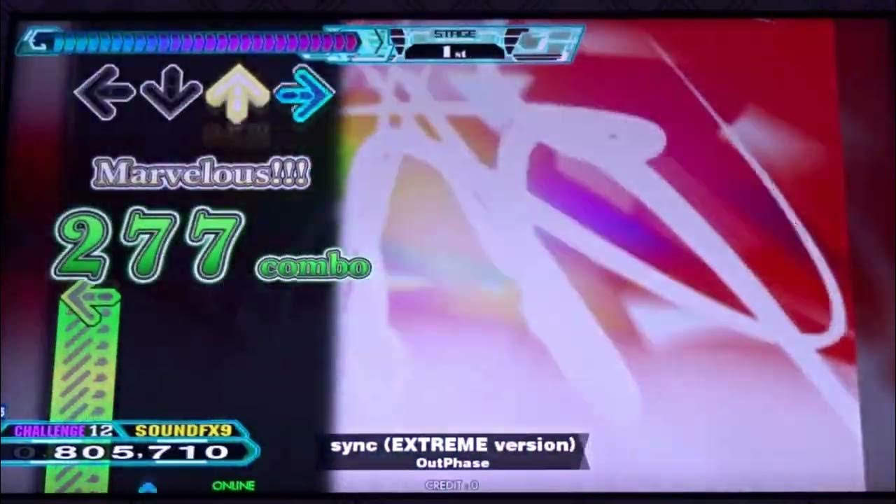sync (EXTREME version) - CHALLENGE (12) - AA#601 (FC - Improved Score) on DDR A20 PLUS (AC, US ...