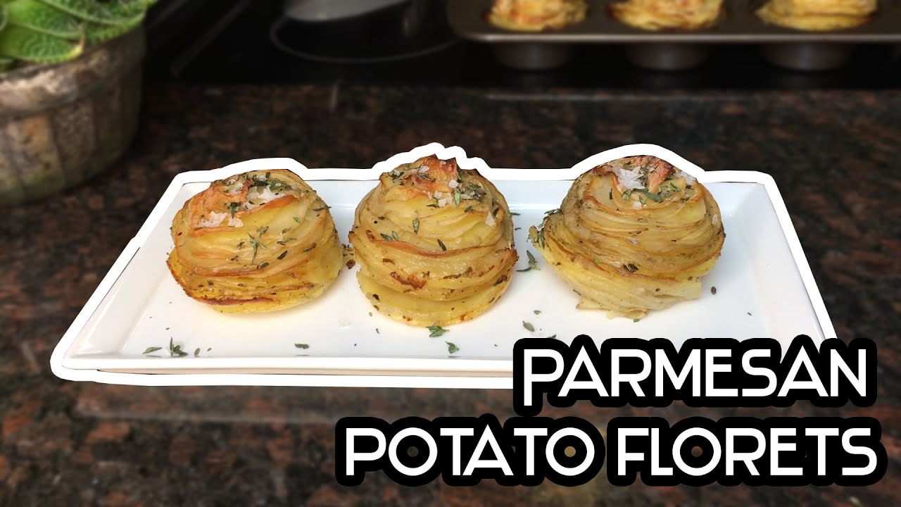 Parmesan Potato Florets | Sid at my Table - YouTube