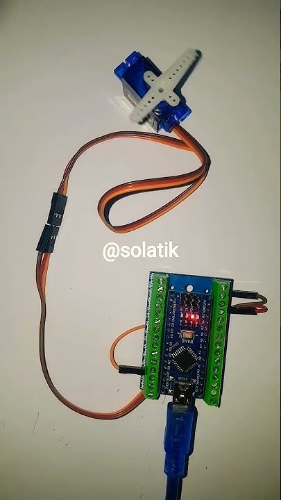 Utilisation d’un servomoteur avec Arduino Nano - YouTube