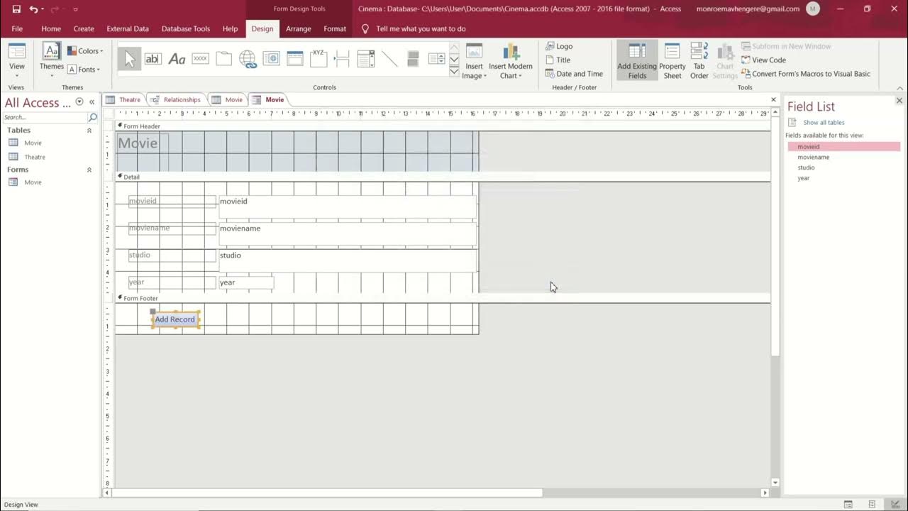 No.5c 2018 O'Level Zimsec Nov Computer Science Form with Add,Save,Next,Prev buttons Microsoft ...