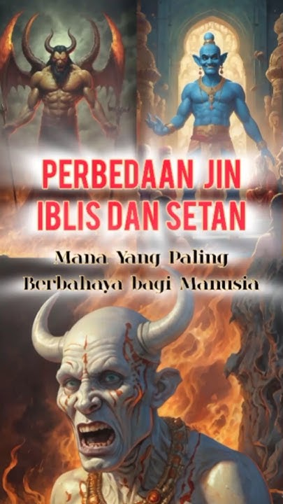 Perbedaan Jin Iblis dan Setan #jin #iblis #setan #bekalakhirat #shortvideo - YouTube