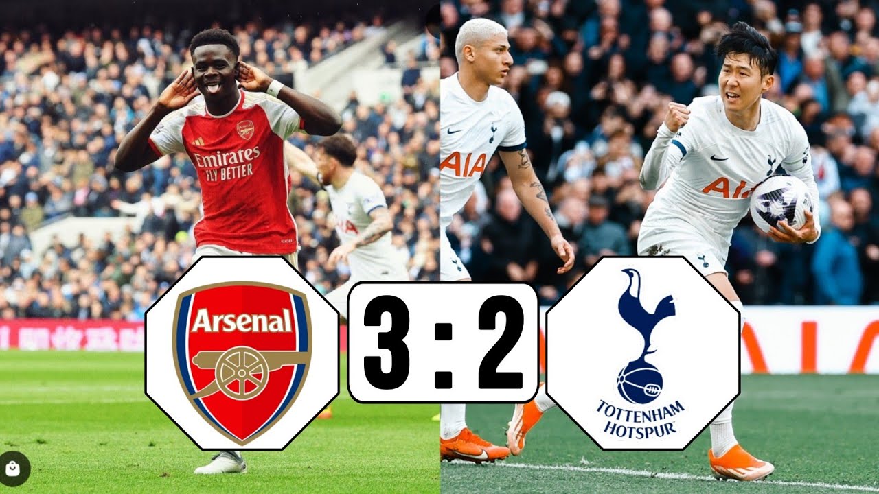 Tottenham vs Arsenal 3-2 Premier League 2024 - YouTube
