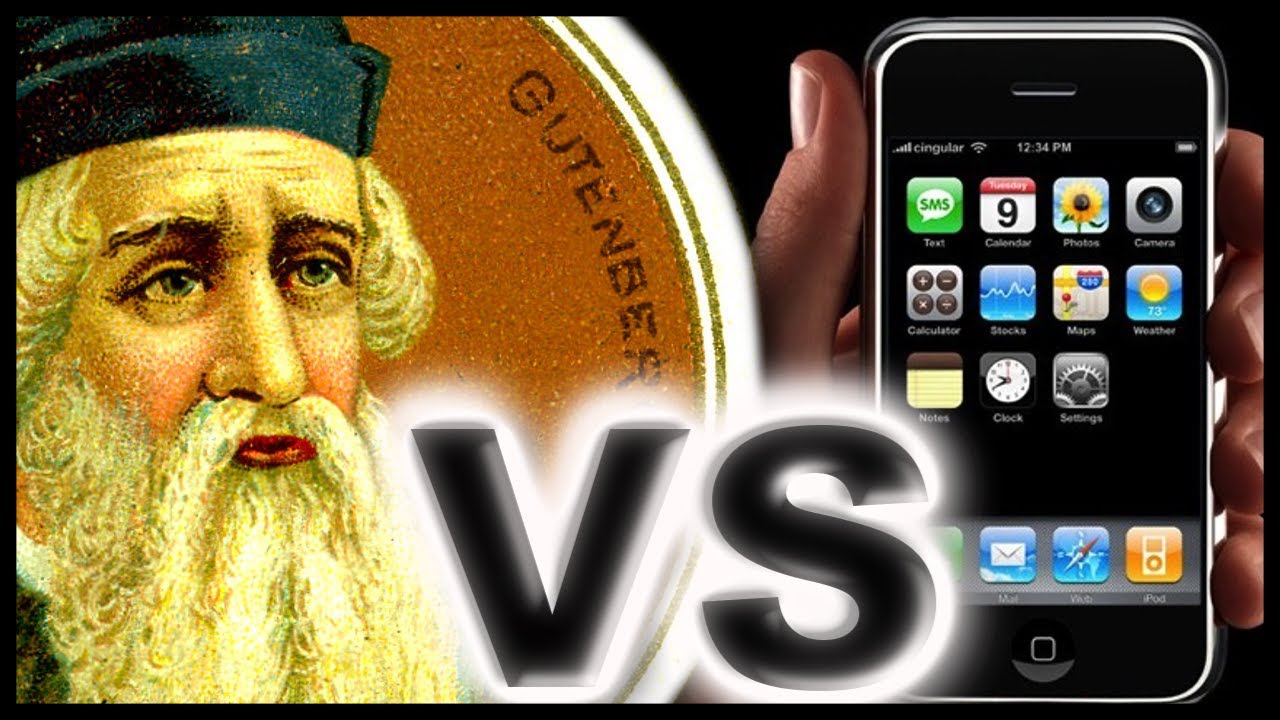 Gutenberg Printing Press Vs Digital Revolution YouTube Gutenberg Printing Press Vs Digital Revolution YouTube