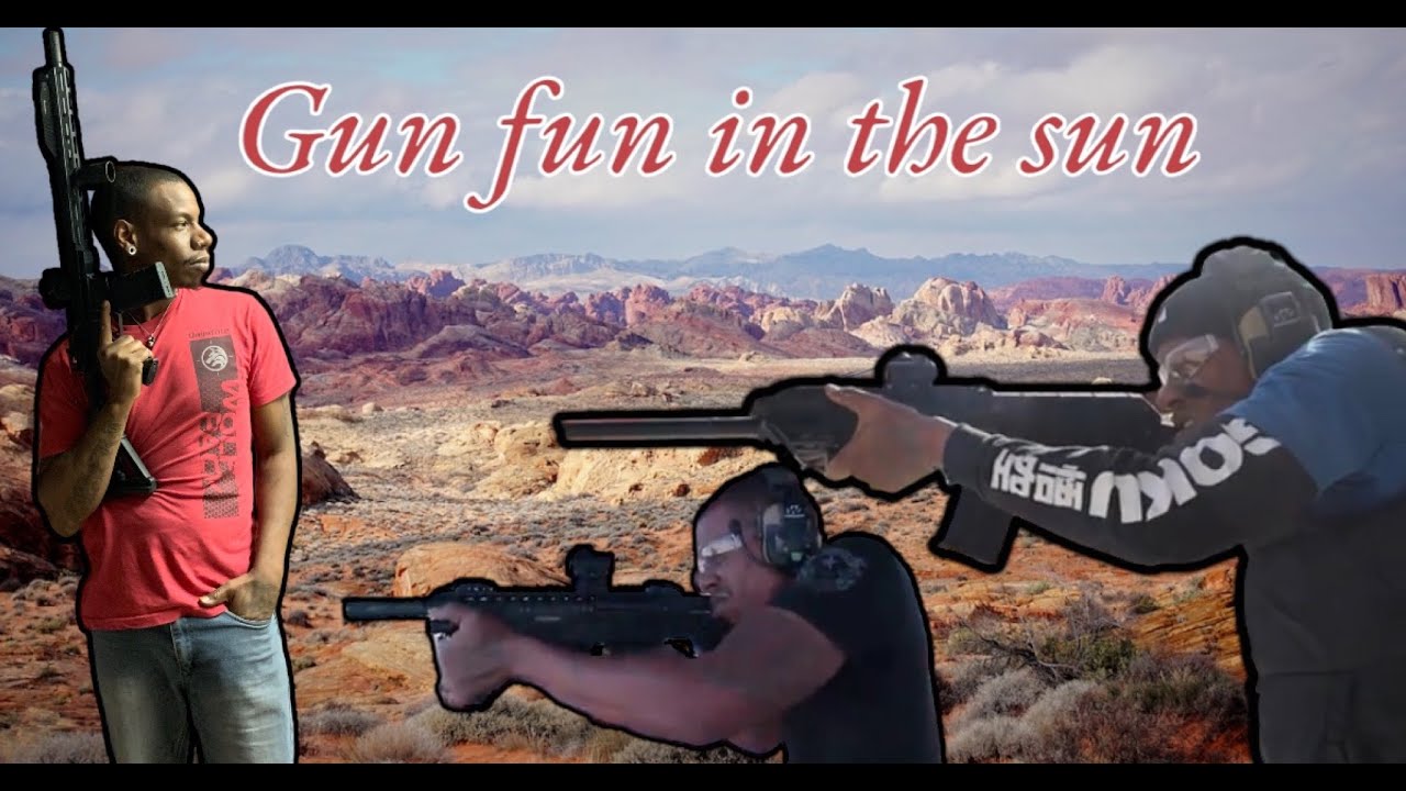 GUN FUN IN THE SUN #firearms #guns #nevada #lasvegas - YouTube