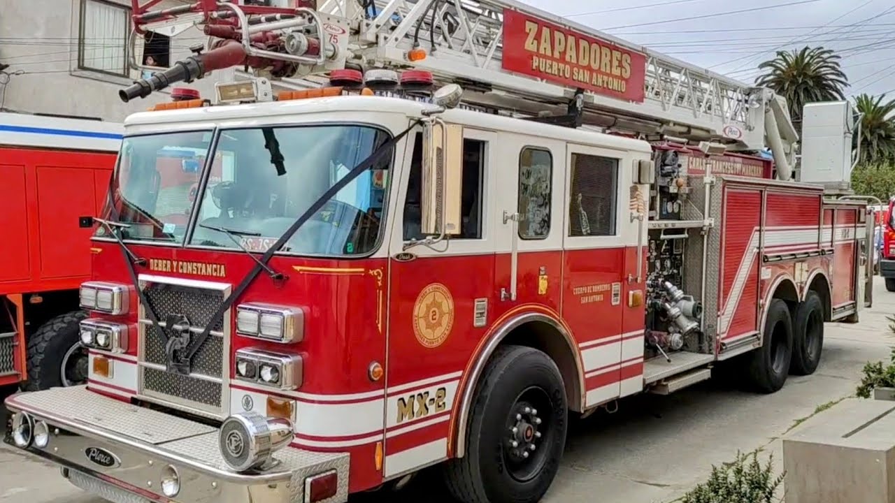 Carro de Bombero Pierce Mx-2, modelo Dash. 2da compañía de Bomberos de ...
