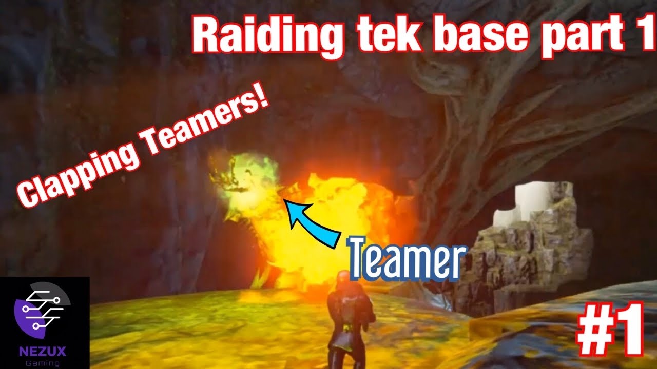 Ark Raiding a tek breeding base | Part 1 | Ark Official Small Tribes ...