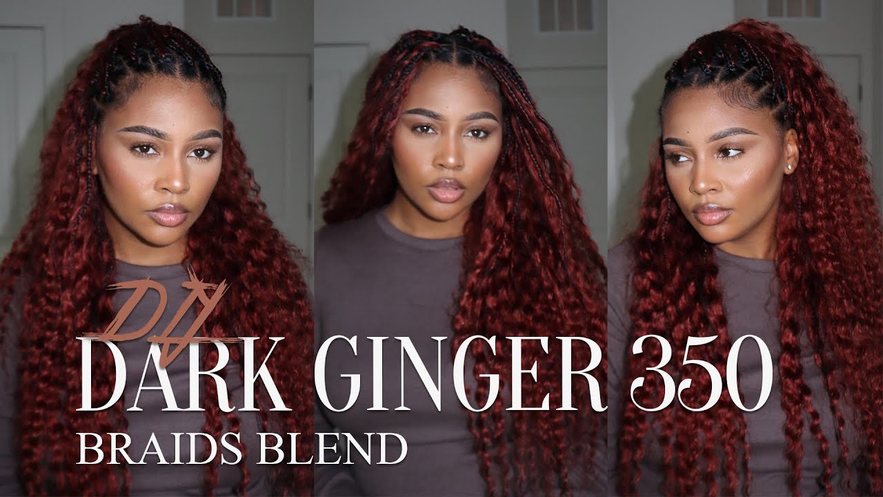 @EayonHair Dark Ginger 350 Braids Blend| Obsessed😍With This Copper ...
