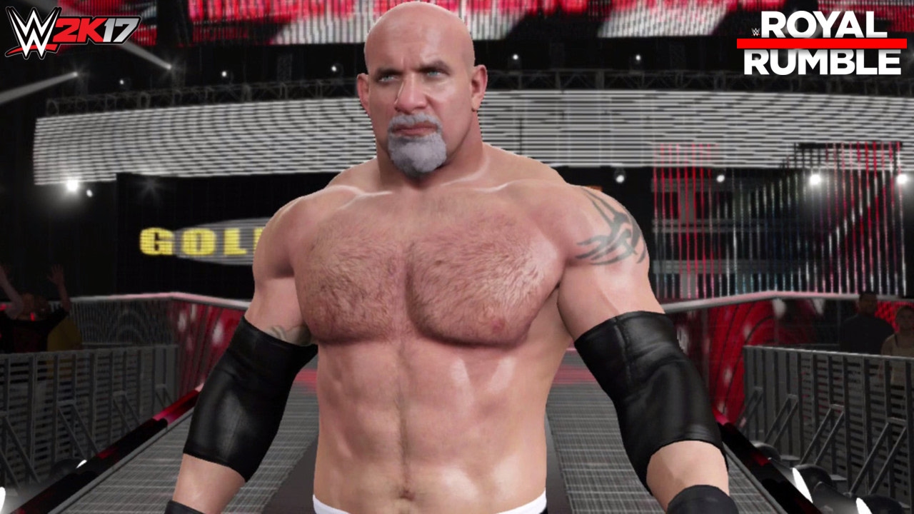 WWE 2K17: Goldberg Royal Rumble 2017 Attire w/ updated Beard (Patch 1. ...