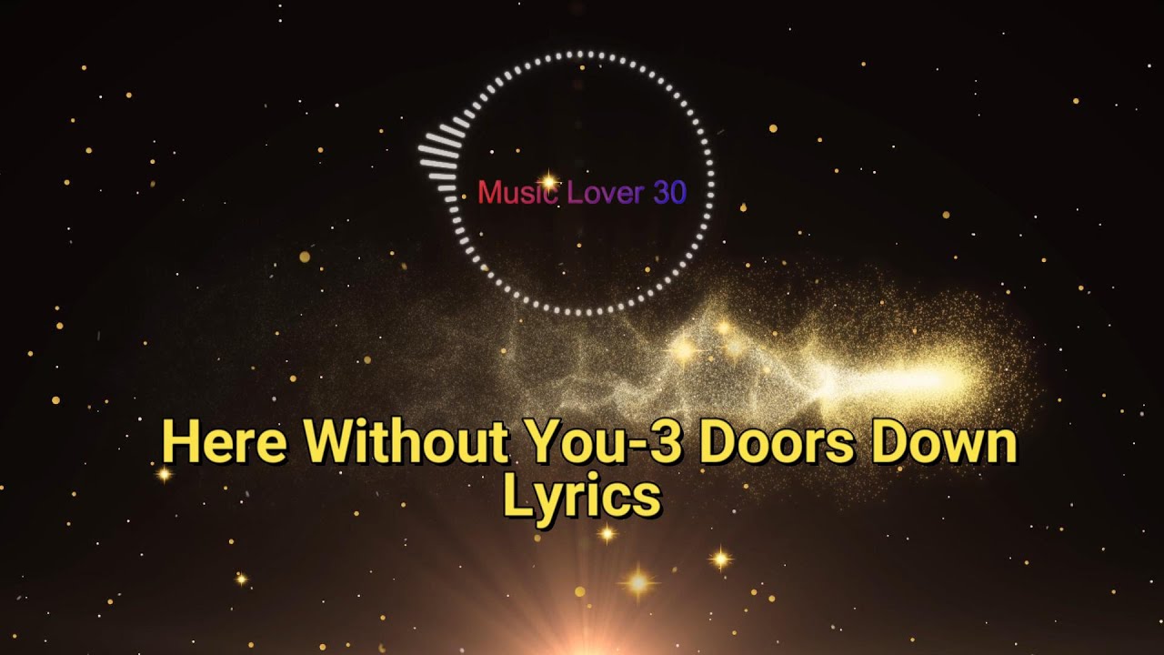 3 Doors Down Here without you - Lyrics - YouTube