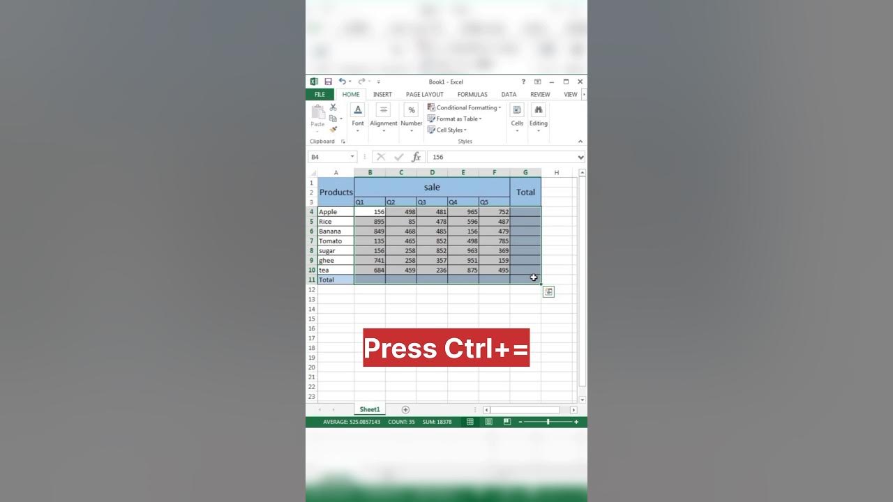 Auto sum with shortcut key in Ms Excel 🤔🔥 Excel usefull tricks 🔥 #shorts #exceltricks - YouTube