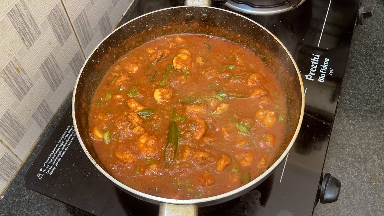Andhra Style Prawns Curry 👌| Street Foods TV | - YouTube
