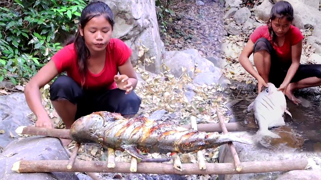 𝐖𝐨𝐰 𝐁𝐢𝐠 𝟓𝐤𝐠 𝐅𝐢𝐬𝐡 𝐜𝐚𝐭𝐜𝐡𝐢𝐧𝐠 & 𝐠𝐫𝐢𝐥𝐥𝐢𝐧𝐠 𝐟𝐨𝐫 𝐥𝐮𝐧𝐜𝐡 𝐢𝐧 𝐭𝐡𝐞 𝐟𝐨𝐫𝐞𝐬𝐭 + 𝟐 𝐌𝐨𝐫𝐞 ...