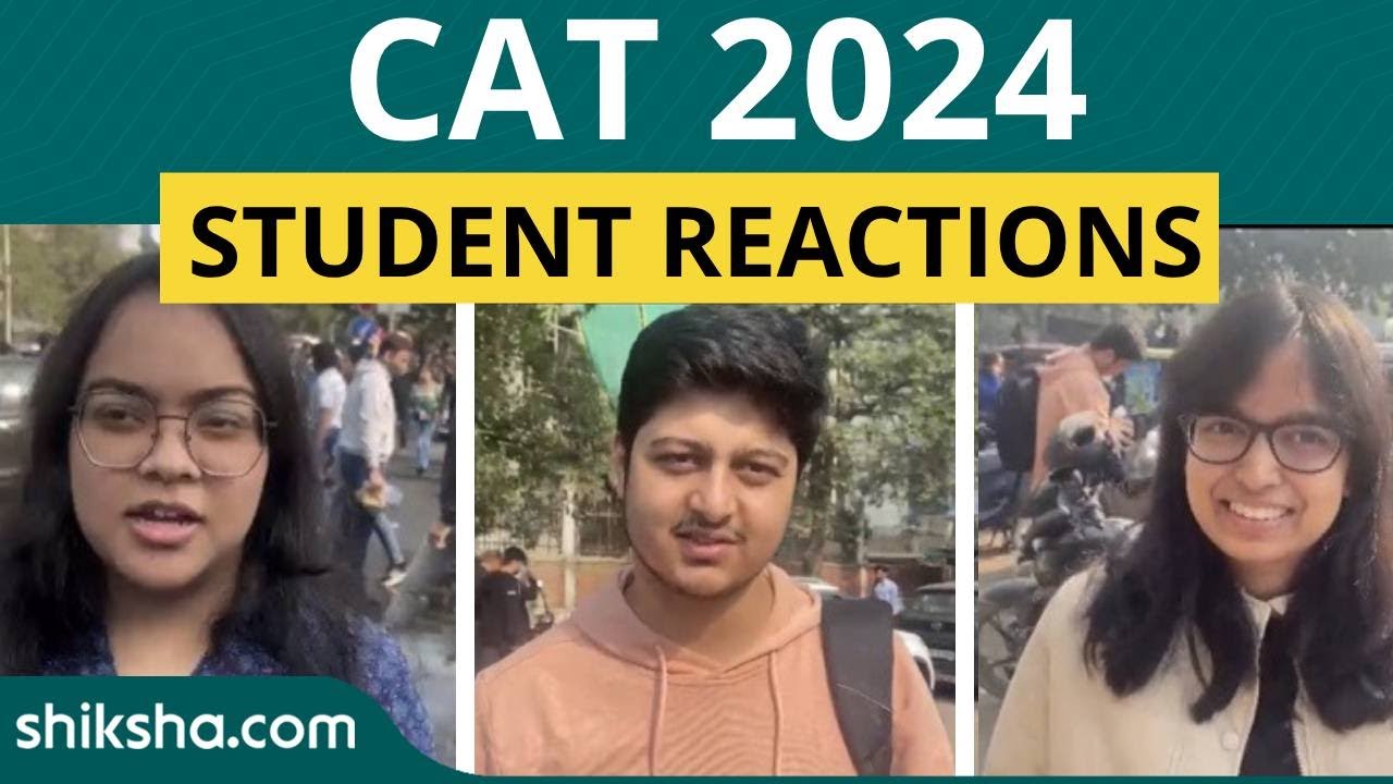 CAT 2024 Review and Student Reactions - YouTube