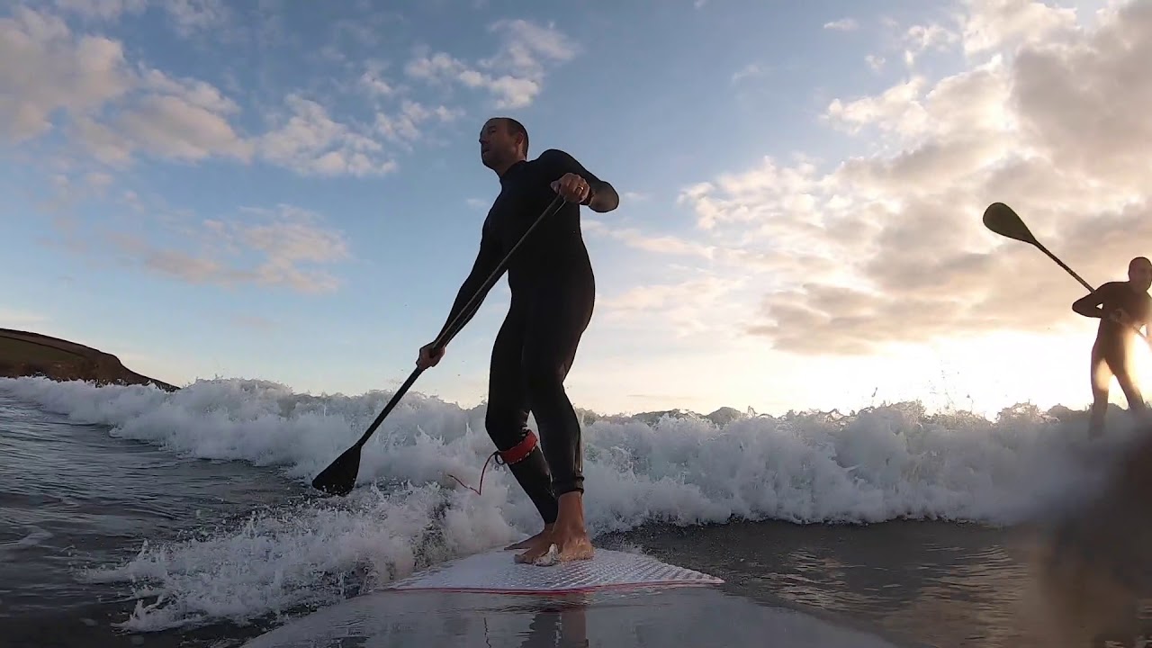 Bantham Surf SUP Oct 19 - YouTube