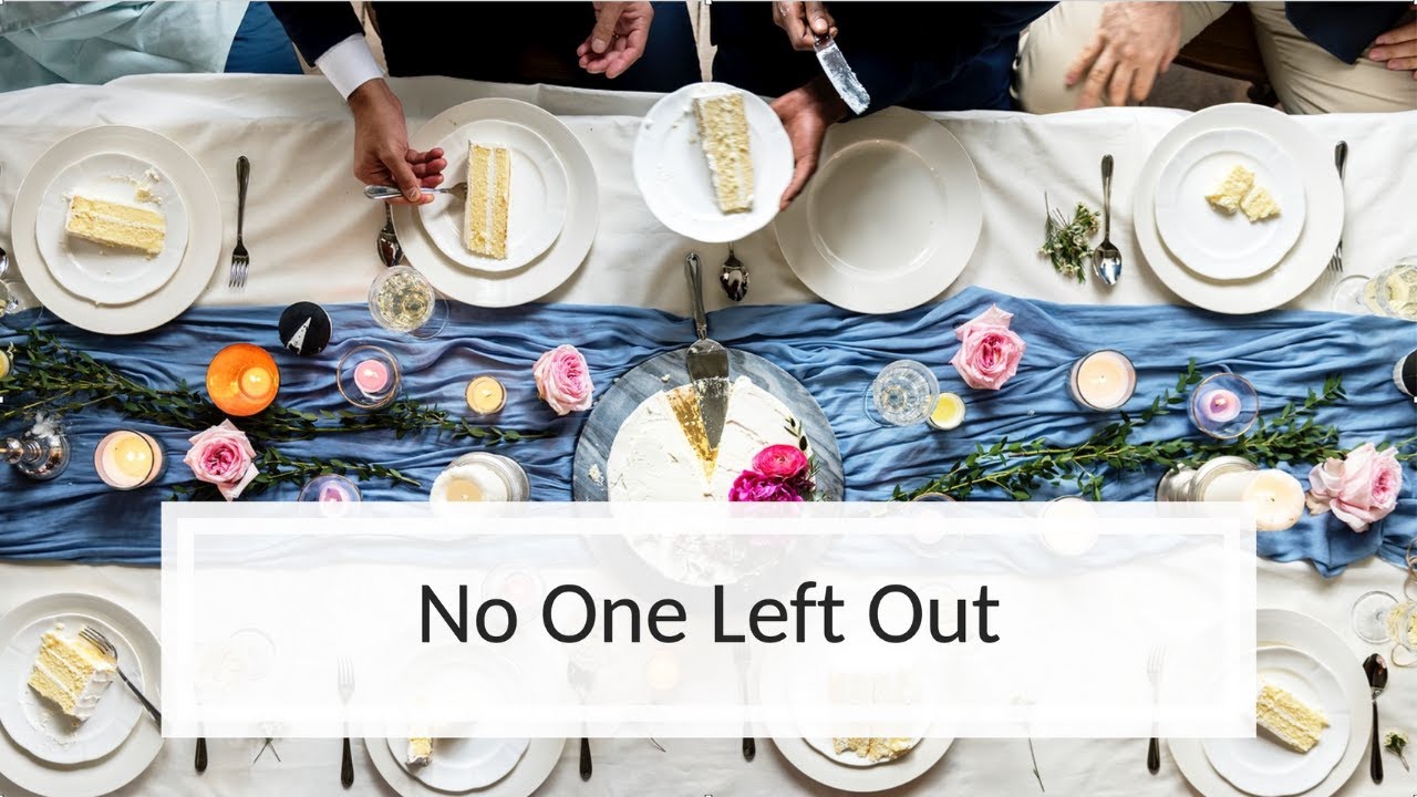 No One Left Out | Rev Laurie - YouTube