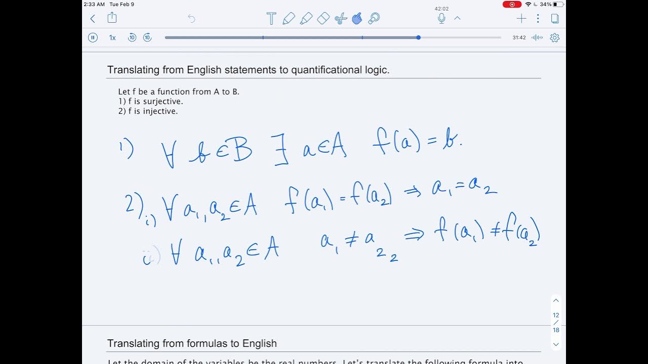 Nested Quantifiers: Translating between English and Predicate Logic ...